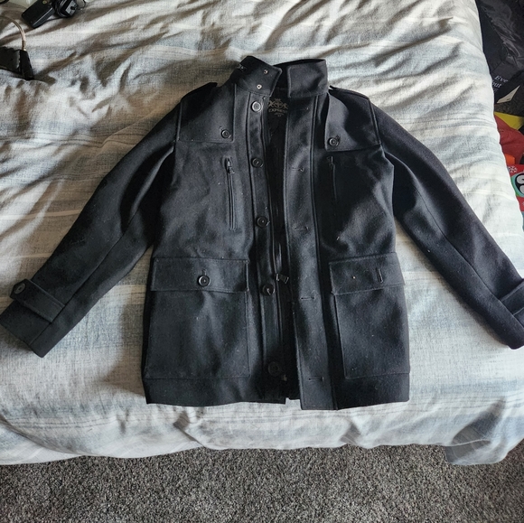 Express | Jackets & Coats | Mens Express Pea Coat | Poshmark